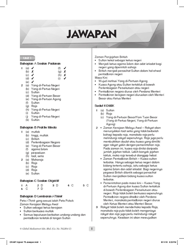 Jawapan Sejarah Pdf