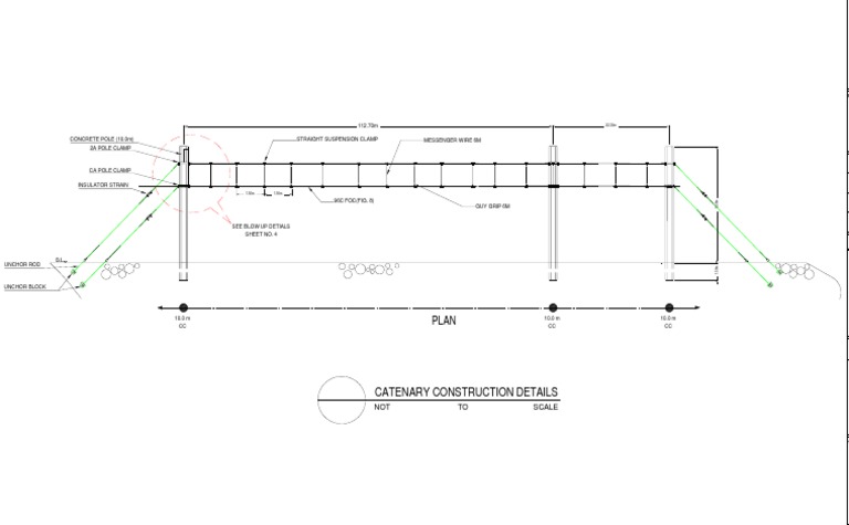 Osp Proposed Catenary Plan | PDF | Infrastructure | Electricity