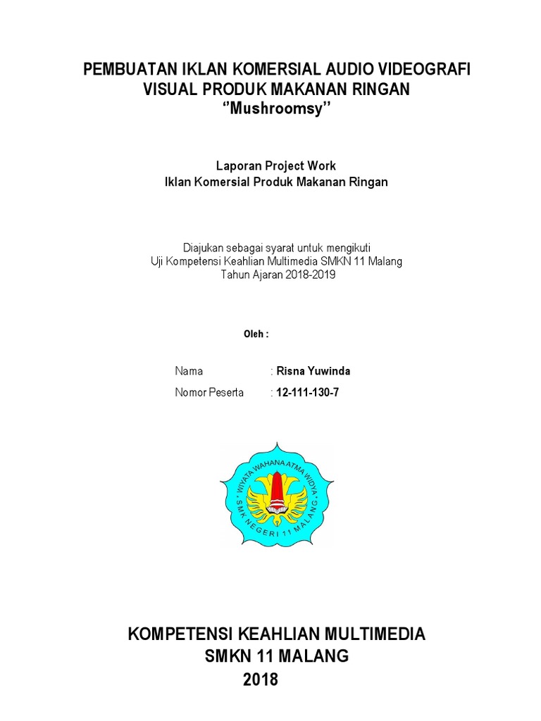 Contoh Laporan Ukk Multimedia - JadynsrBlair
