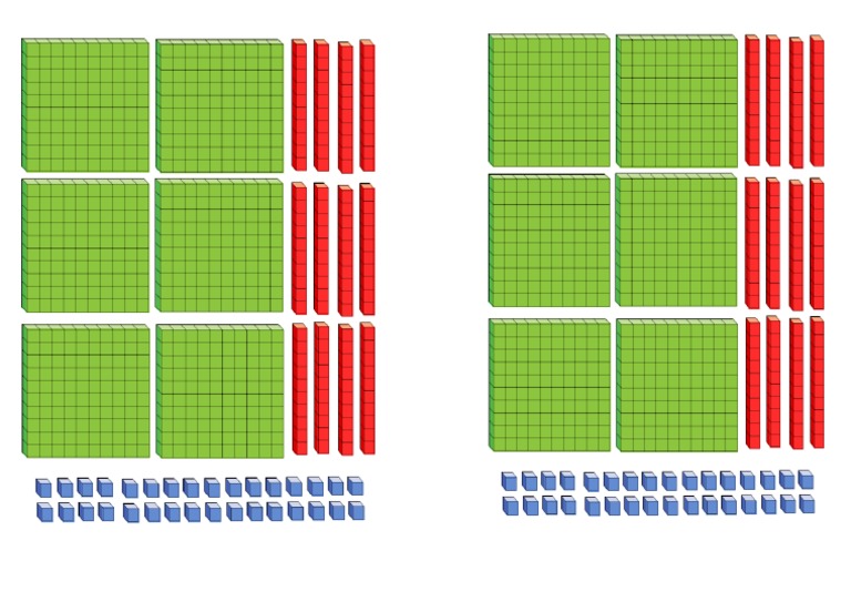 Cubo Decena Centena Base Diez | PDF