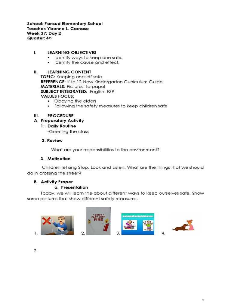 Cot Lesson Plan 37 | PDF | Lesson Plan | Teachers