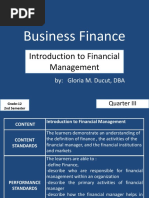 Business Finance Module 1 Overview | PDF | Public Finance | Business