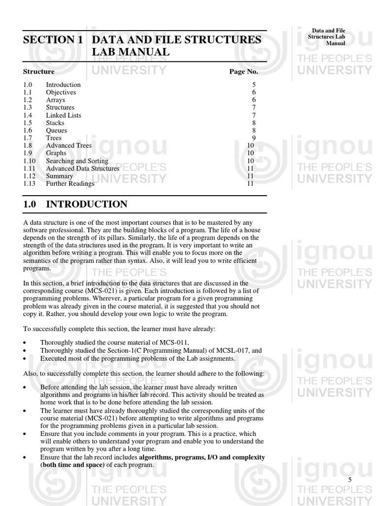 Data and File Structure Lab Manual | PDF | Queue (Abstract Data Type ...