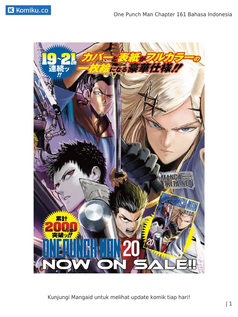 One Punch Man Chapter 161 Bahasa Indonesia | PDF