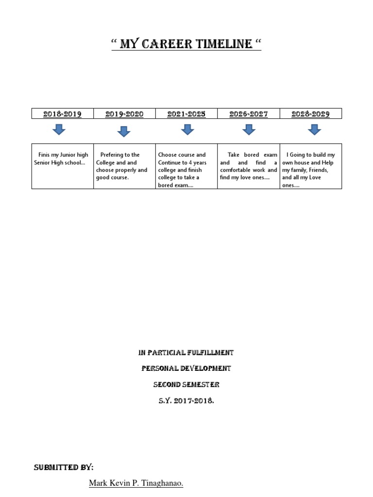 My Career Timeline | PDF