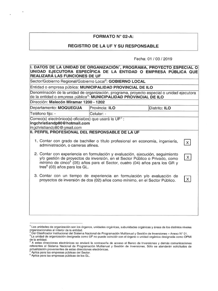 Formato 02 A | PDF