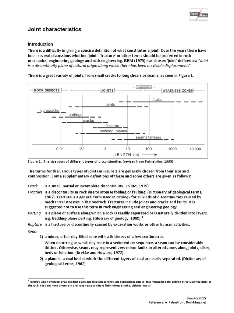 Observation Joints | PDF | Minerals | Fault (Geology)