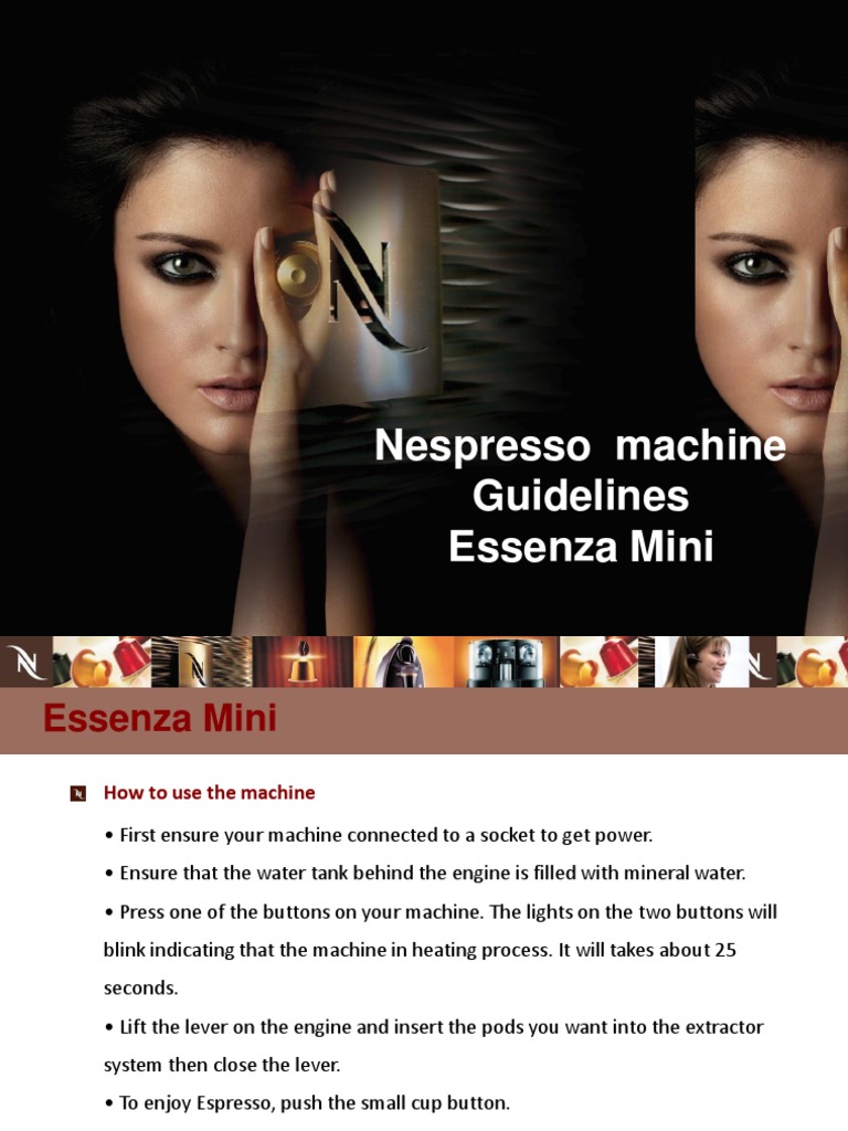 Machine Guidelines Nespresso | PDF | Coffee | Nature