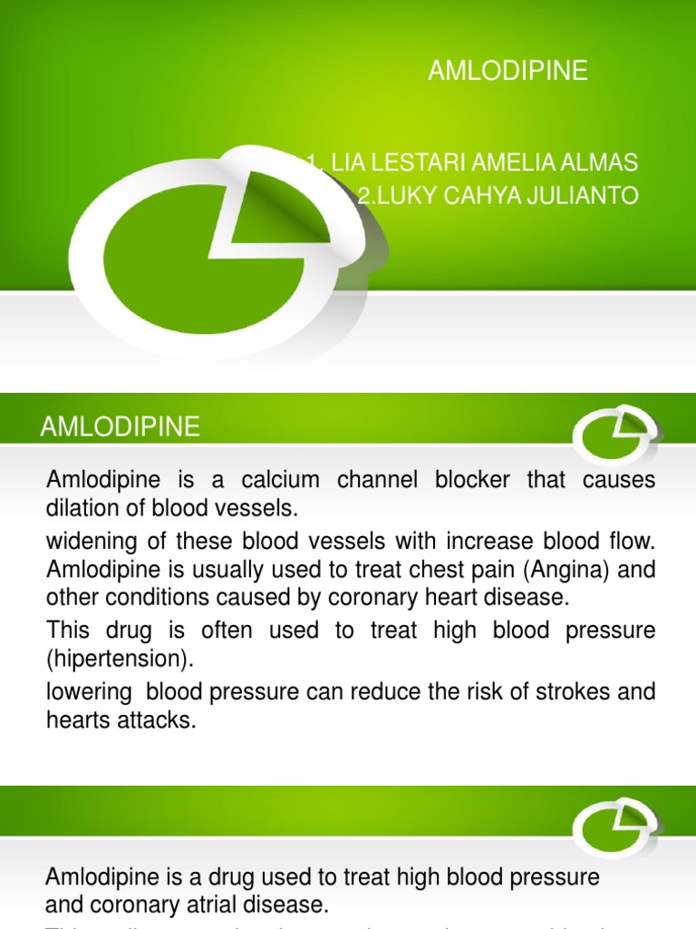 Amlodipine: Uses and Dosage Guidelines | PDF