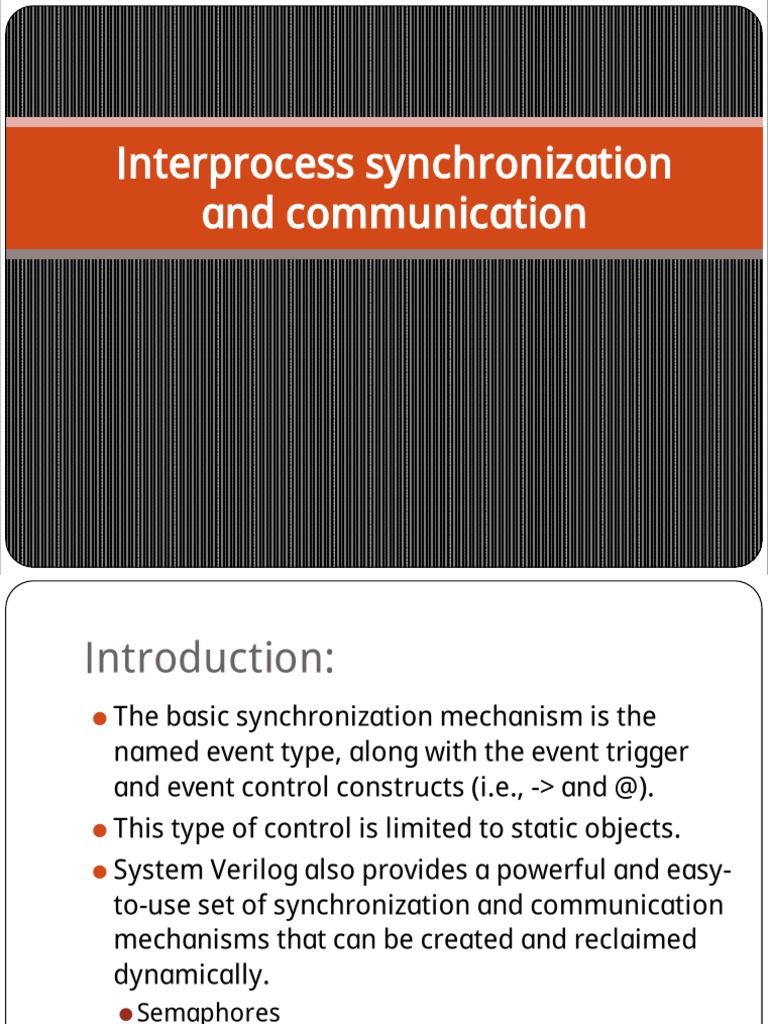 Interprocess Synchronization Techniques | PDF | Queue (Abstract Data Type) | Software Development