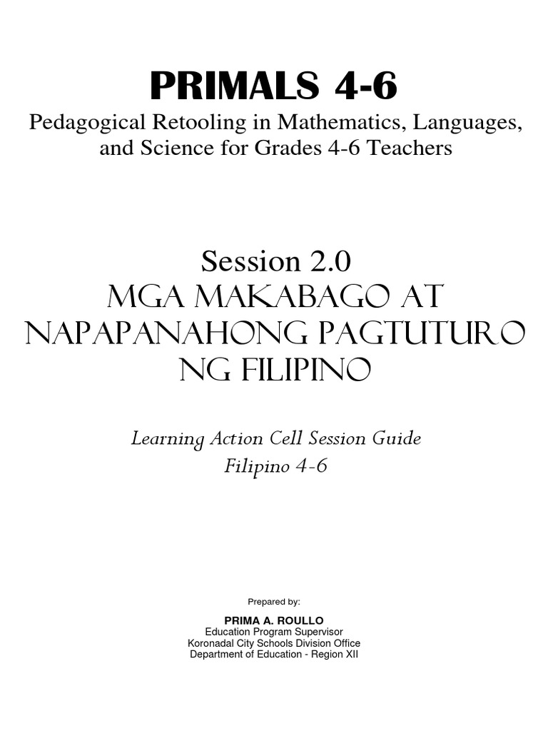 Makabago at Napapanahong Pagtututo NG Filipino | PDF