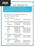 MASS COUNT NOUN Worksheet | PDF | Noun | Linguistic Morphology