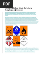 26 Simbol Bahan Kimia Beserta Arti Dan | PDF