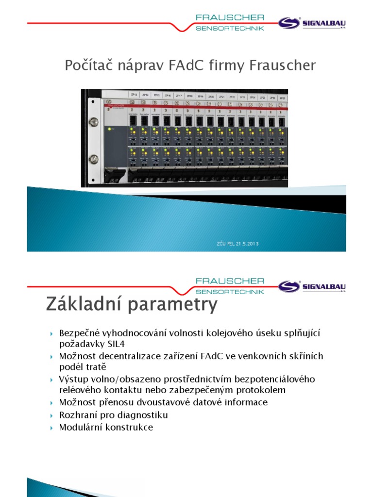 Frauscher FaDC | PDF