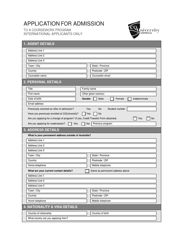 International Course Application | PDF | Travel Visa | Disability