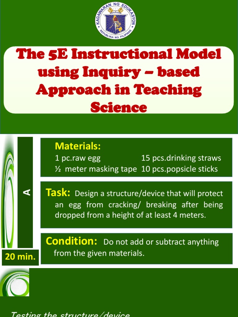 5E Science Teaching for Grade 4 | PDF | Educational Assessment | Experiment