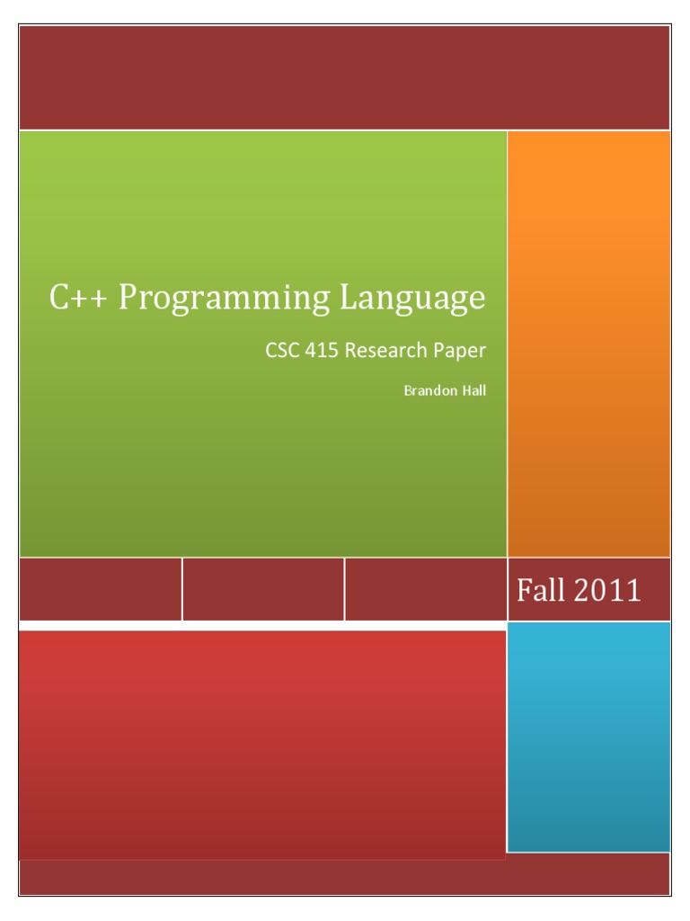 C++ Programming Language: A History and Overview of the C++ Language ...