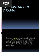 Evolution of Drama in English Literature | PDF | Theatre | Roman Empire