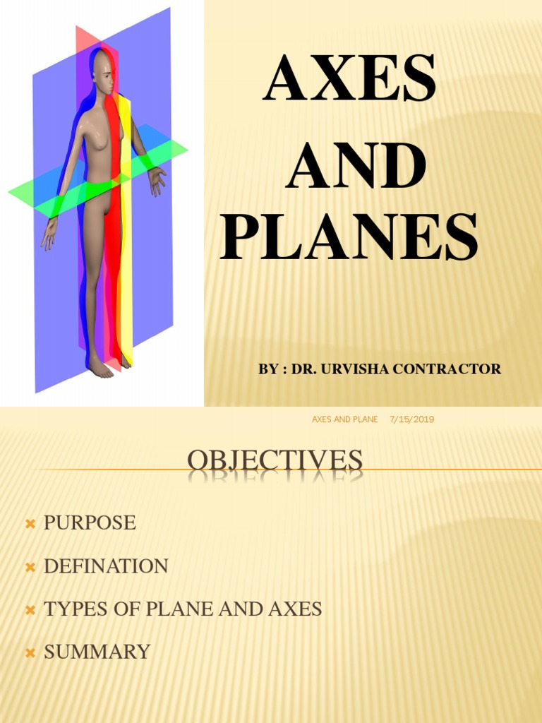 Axes and Plane | PDF | Anatomical Terms Of Motion | Anatomical Terms Of ...