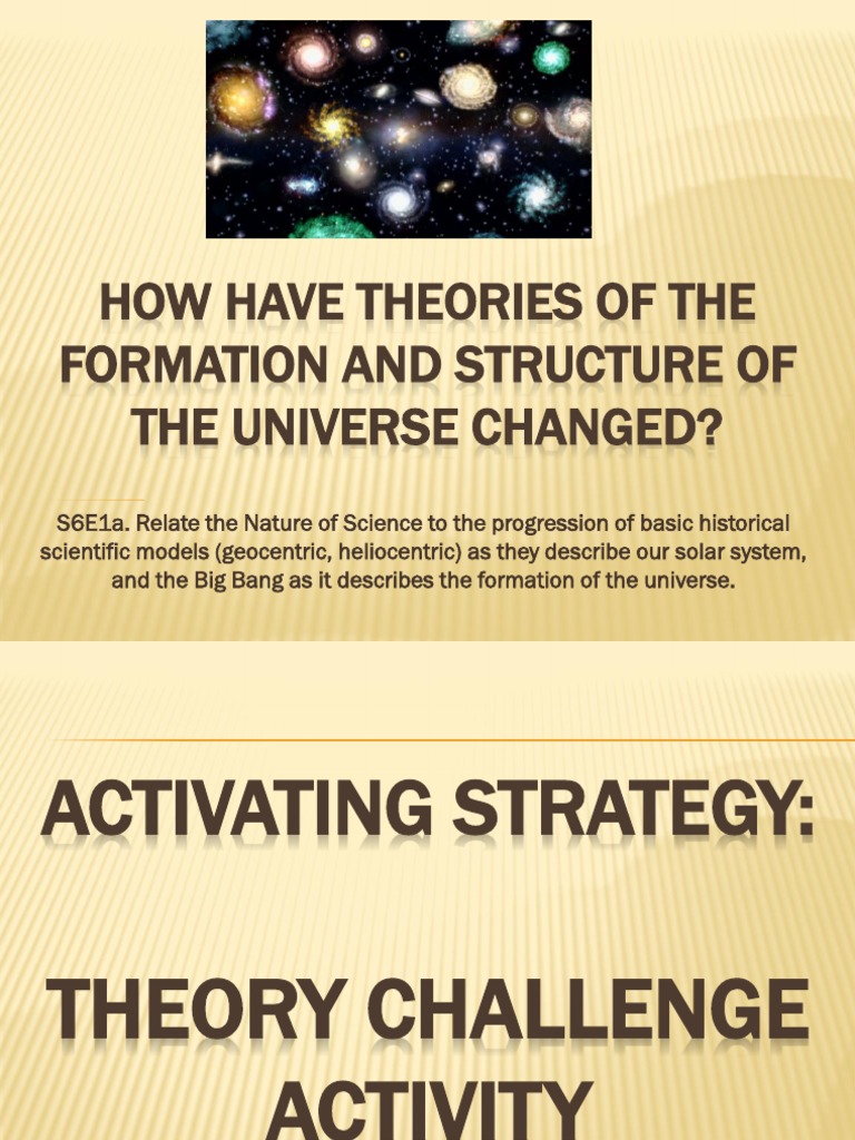 Theories Universe | PDF | Heliocentrism | Universe