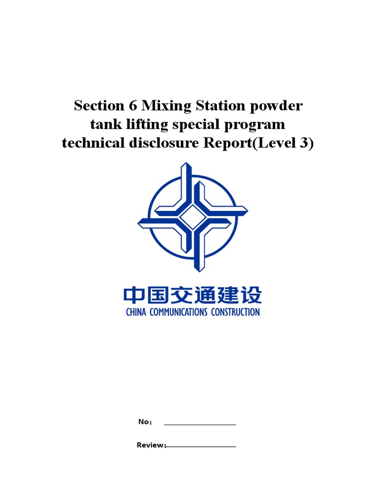 Method Statement Lifting BP6 Silo | PDF | Crane (Machine) | Emergency ...