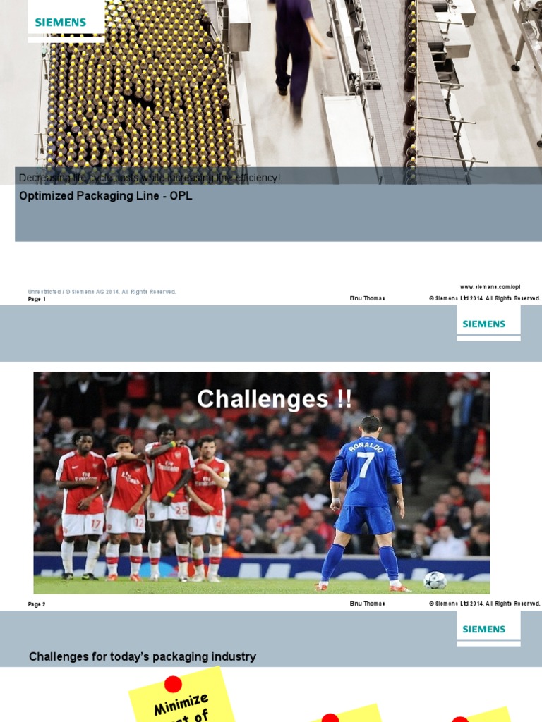 Optimized Packaging Line - OPL: Decreasing Life Cycle Costs While ...