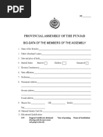 Declaration Form Small Family | PDF