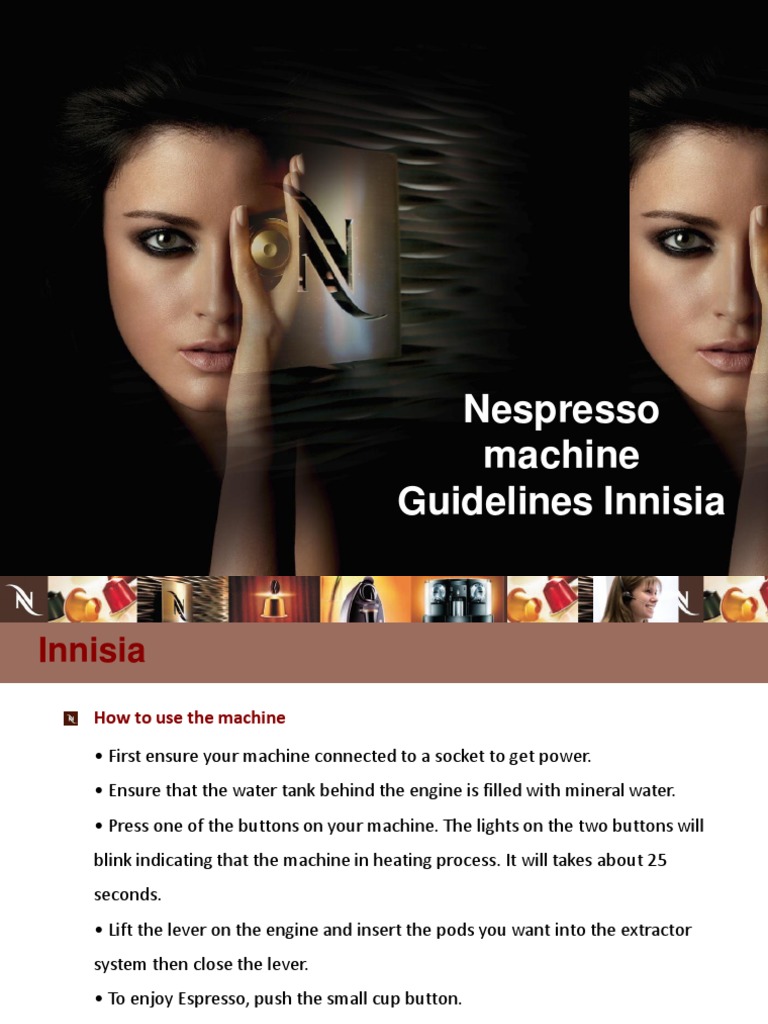 Machine Guidelines Innisia | PDF | Coffee | Nature