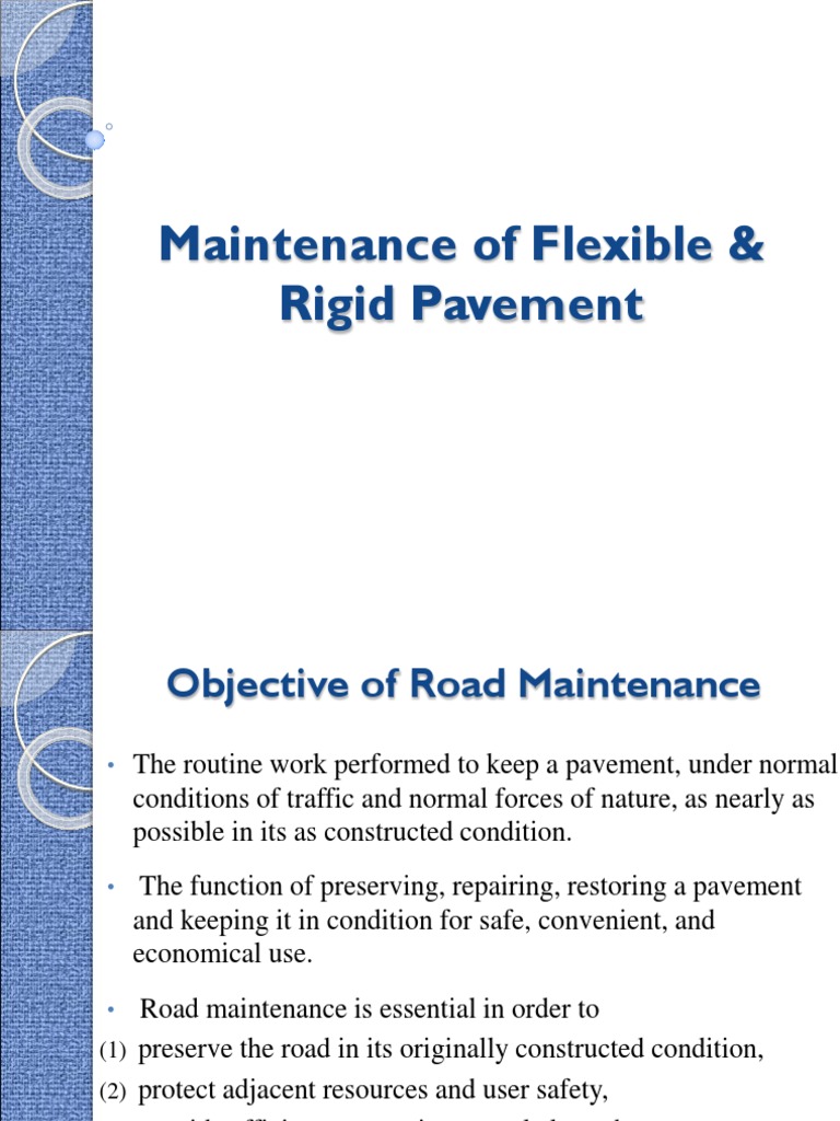 Pavement Maintenance Strategies Explained | PDF | Road | Road Surface