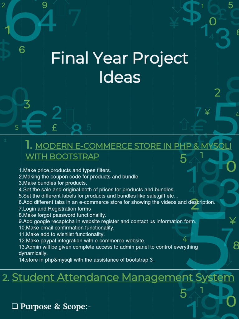 Final Year Project-Ideas | PDF | Databases | Application Programming ...