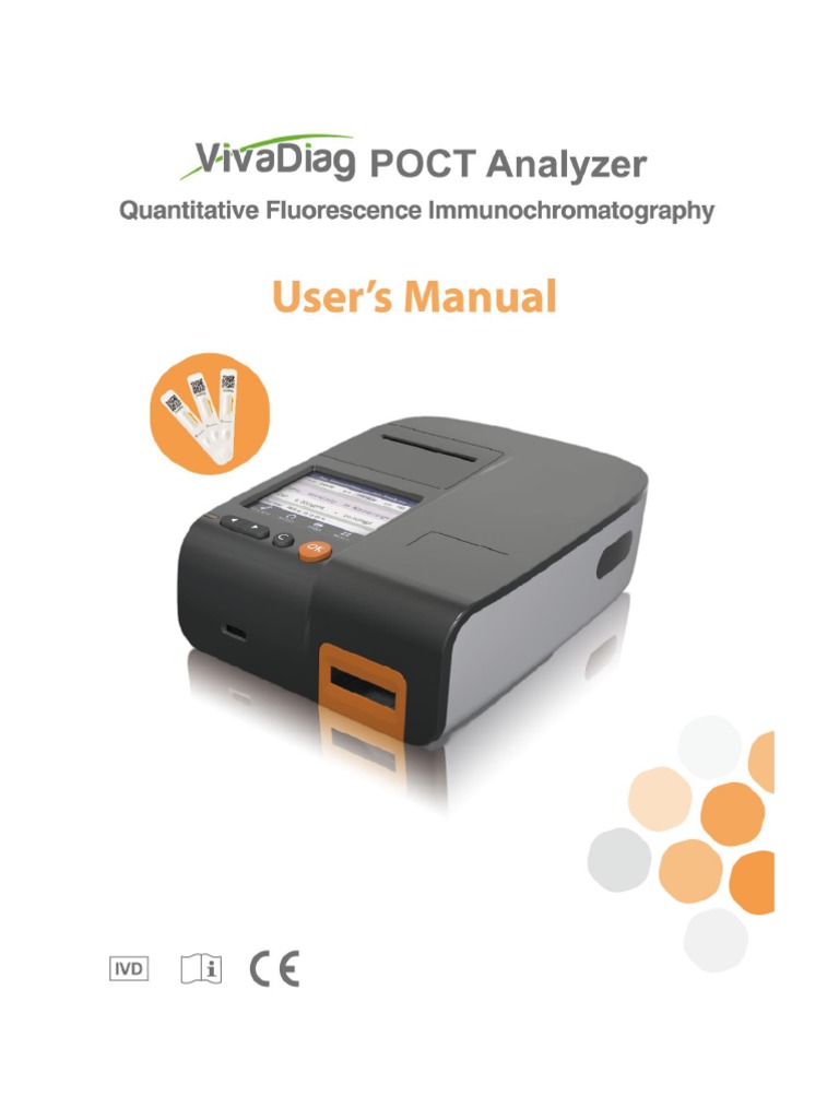 VivaDiag POCT Analyzer VIM01 User's Manual (En) | PDF | Barcode | Switch