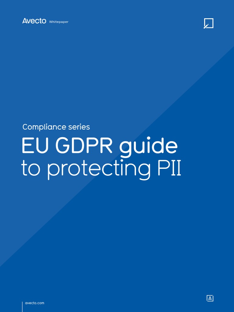Whitepaper Eu GDPR Guide To Protecting Pii | PDF | Malware ...