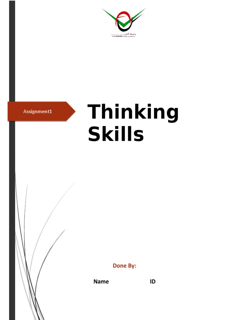 Thinking Skills Assignment1 | PDF | Thought | Stereotypes