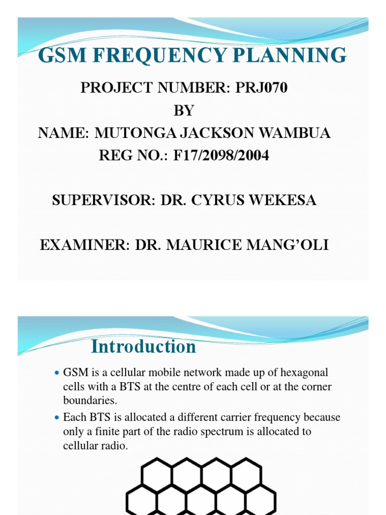 GSM Frequency Planning Strategy | PDF | Cellular Network | Radio