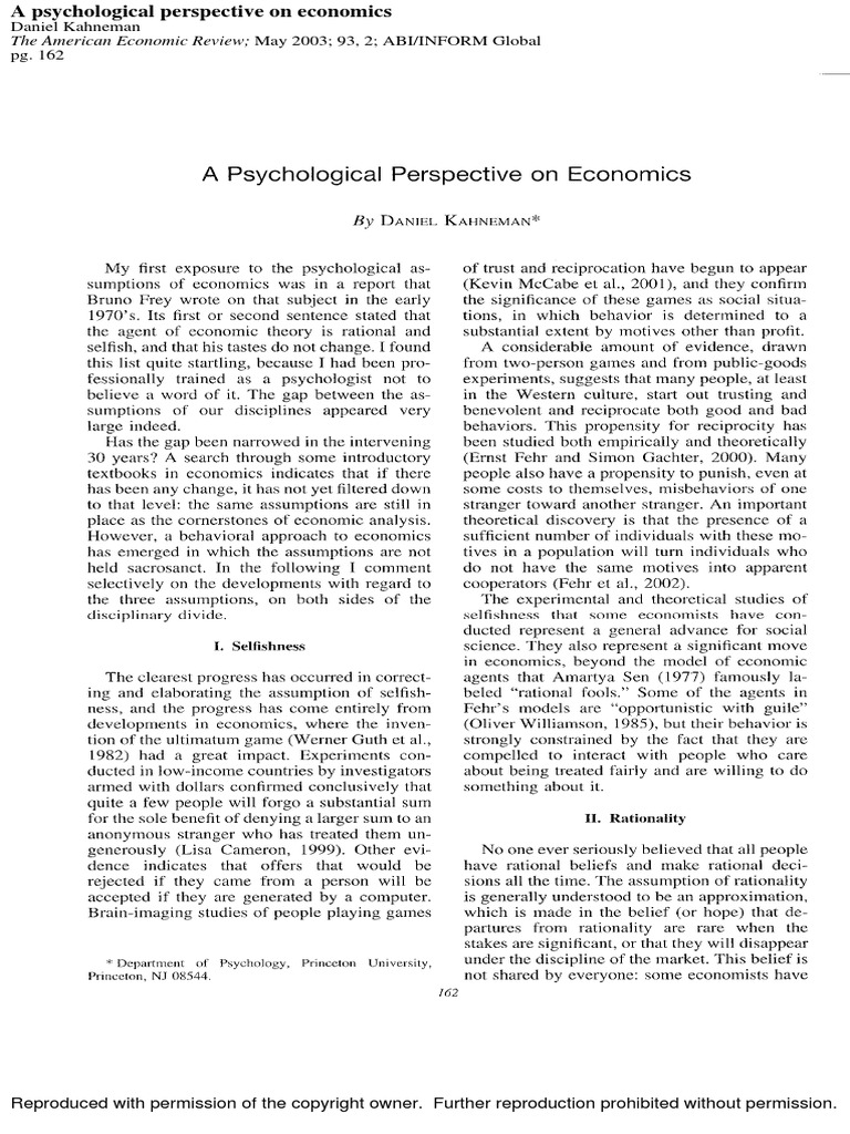 Psychological Perspective | PDF