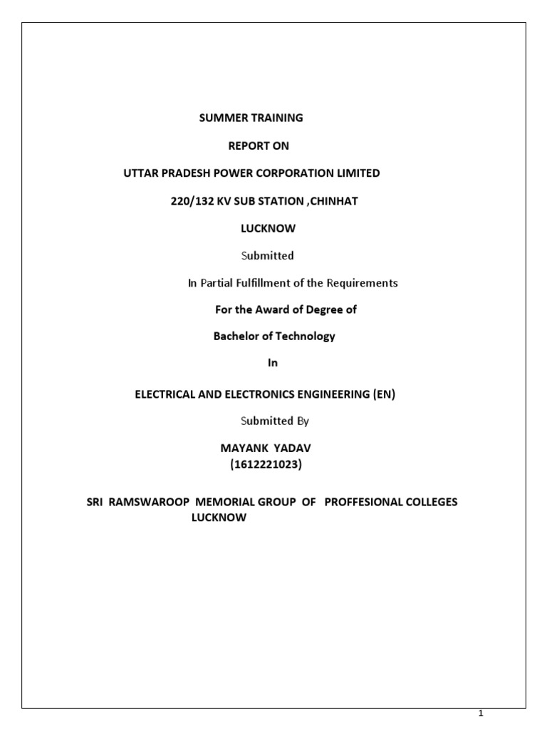 220/132 Substation Training | Download Free PDF | Electrical Substation ...