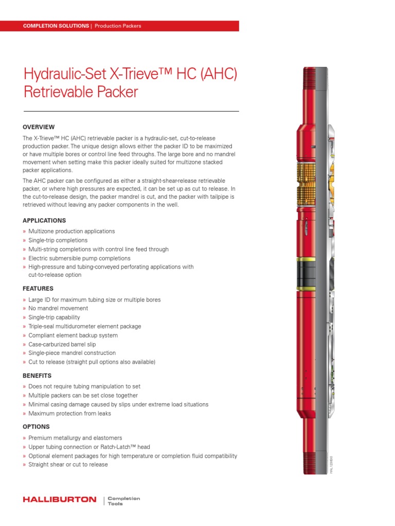 AHC Packer H012992 PDF | PDF | Manufactured Goods | Nature