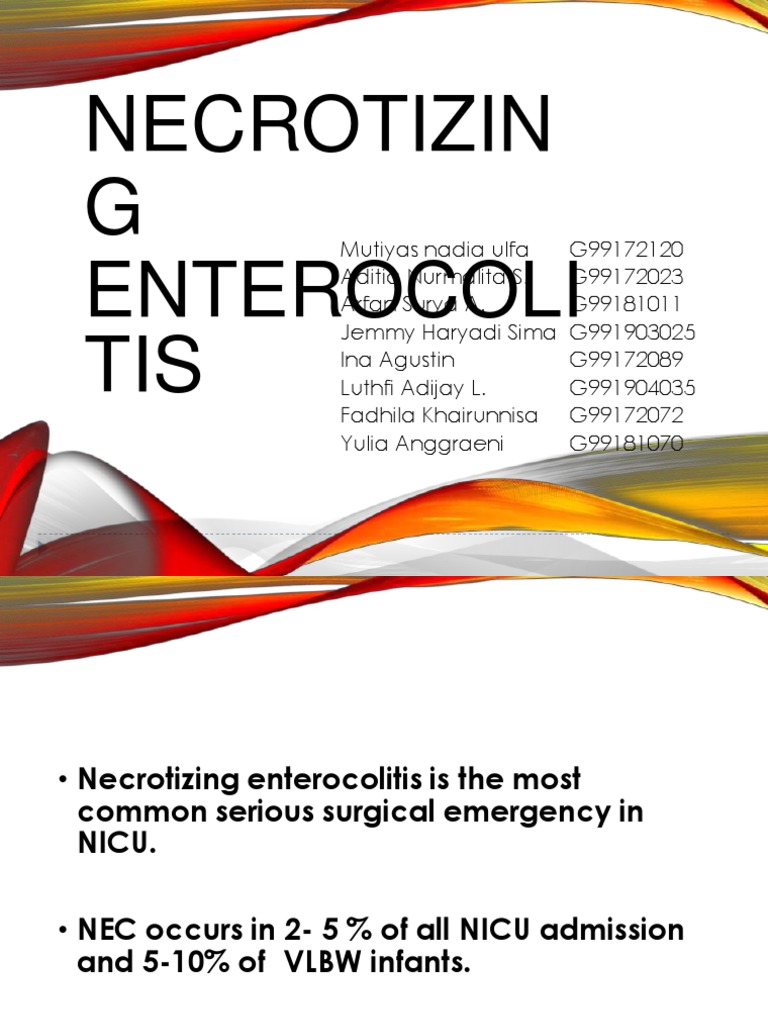 Necrotizing Enterocolitis Overview | PDF | Diseases And Disorders ...