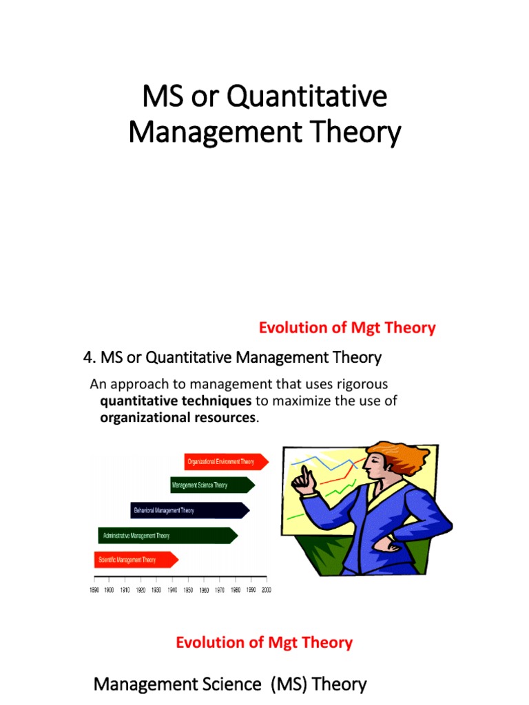 MS or Quantitative Management Theory | PDF