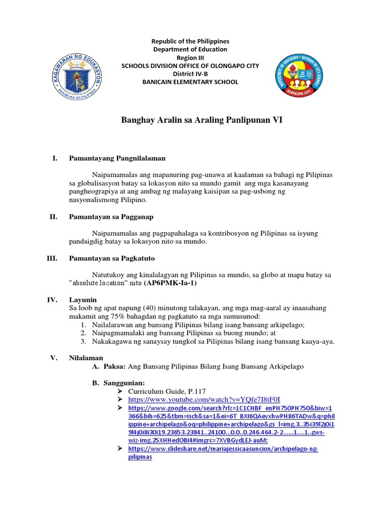 Lesson Plan Ap 6 | PDF