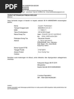 Surat Permohonan Pindah Siswa | PDF