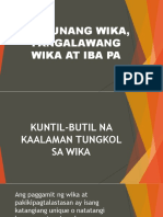 Grade 11 - Conative, Informative at Labeling Na Gamit NG Wika | PDF