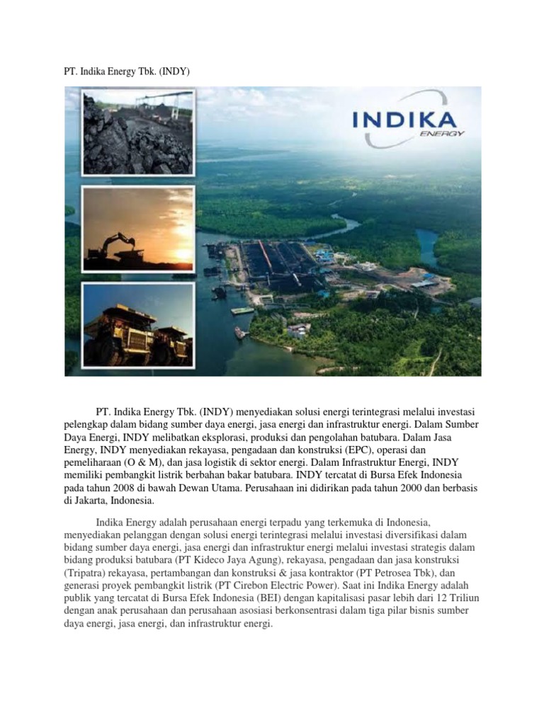 PT. Indika Energy | PDF