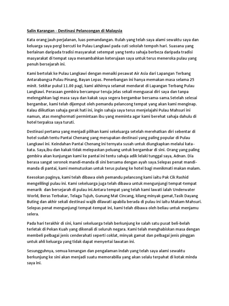 Salin Karangan | PDF