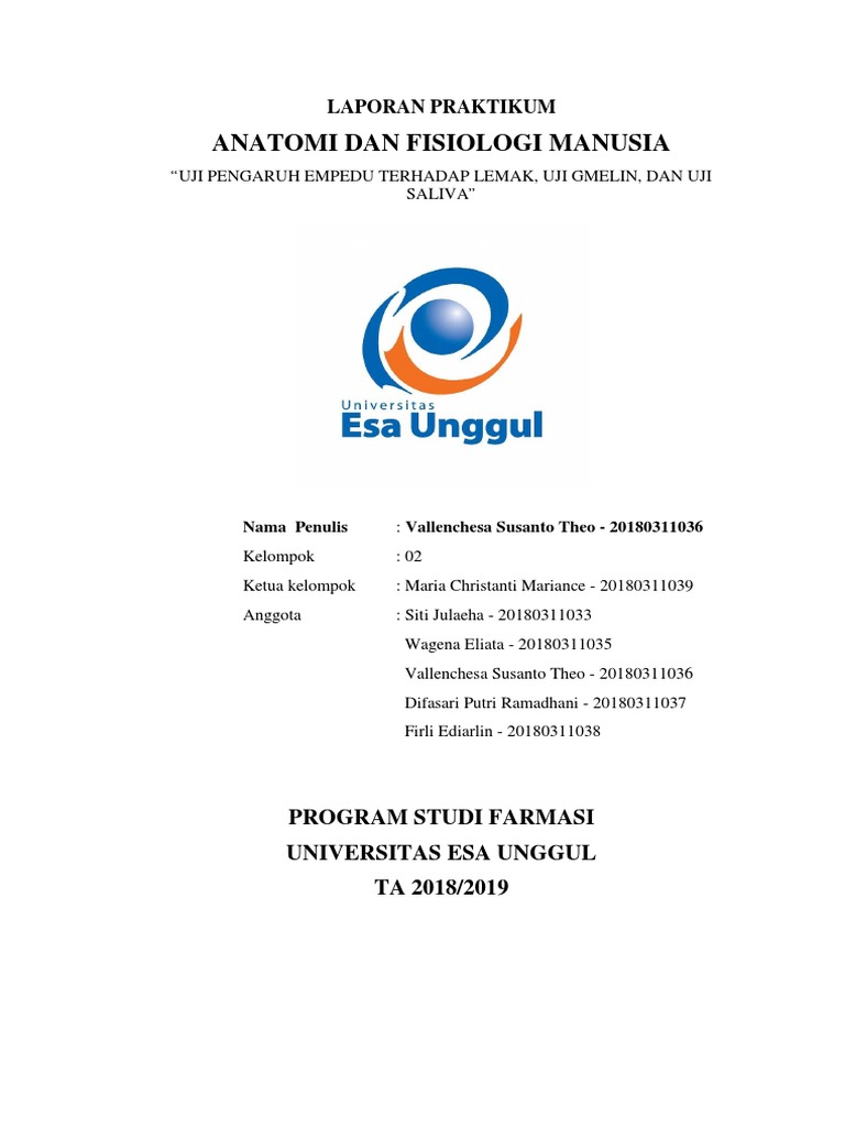 Uji Pengaruh Empedu Terhadap Lemak, Uji Gmelin, Dan Uji Saliva | PDF