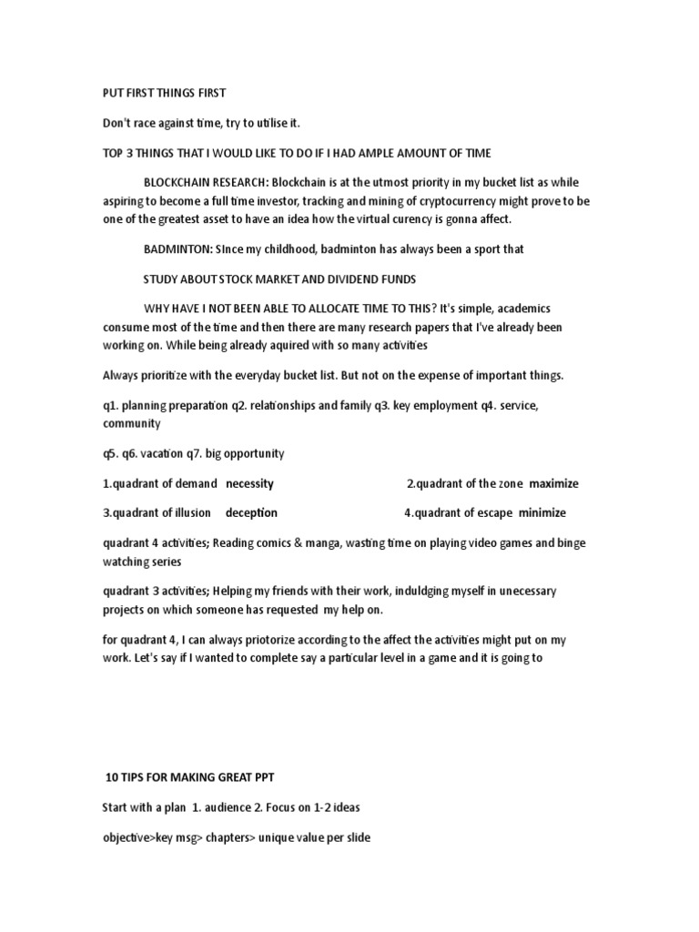 10 Tips For Making Great | PDF