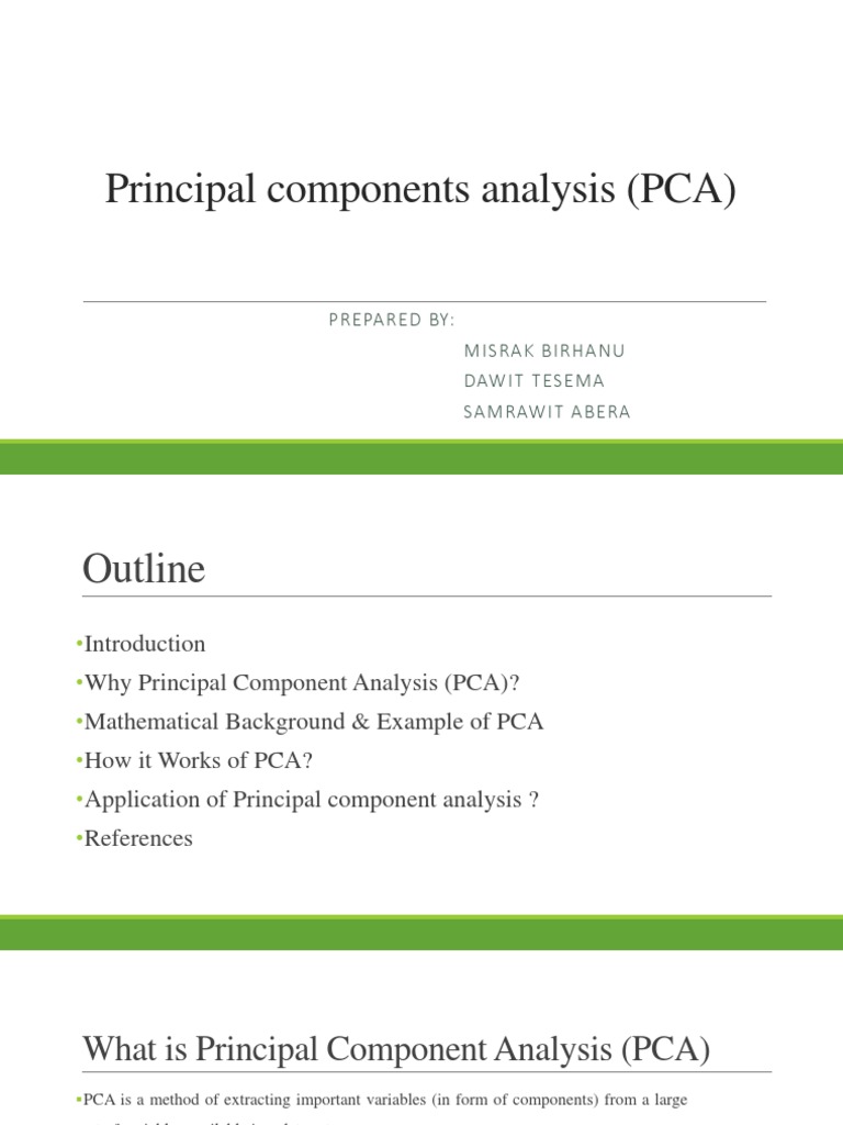 Principal Component Analysis Guide | PDF | Principal Component Analysis ...