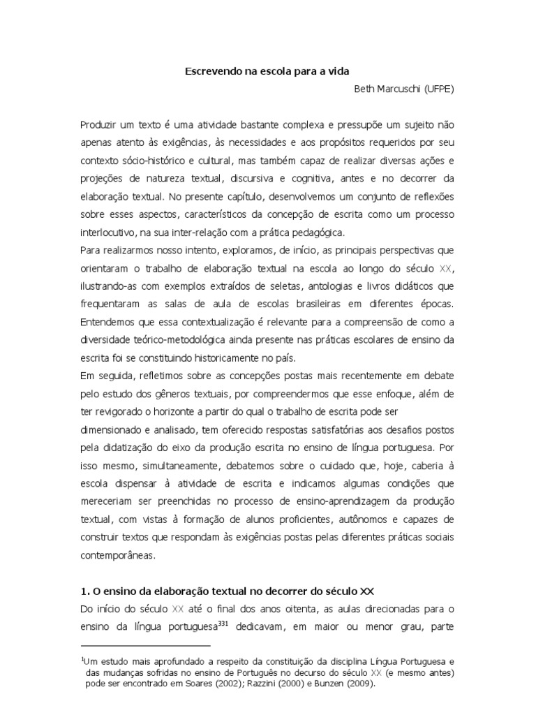 Marcuschi 2010 | PDF | Editorial | Aprendizado