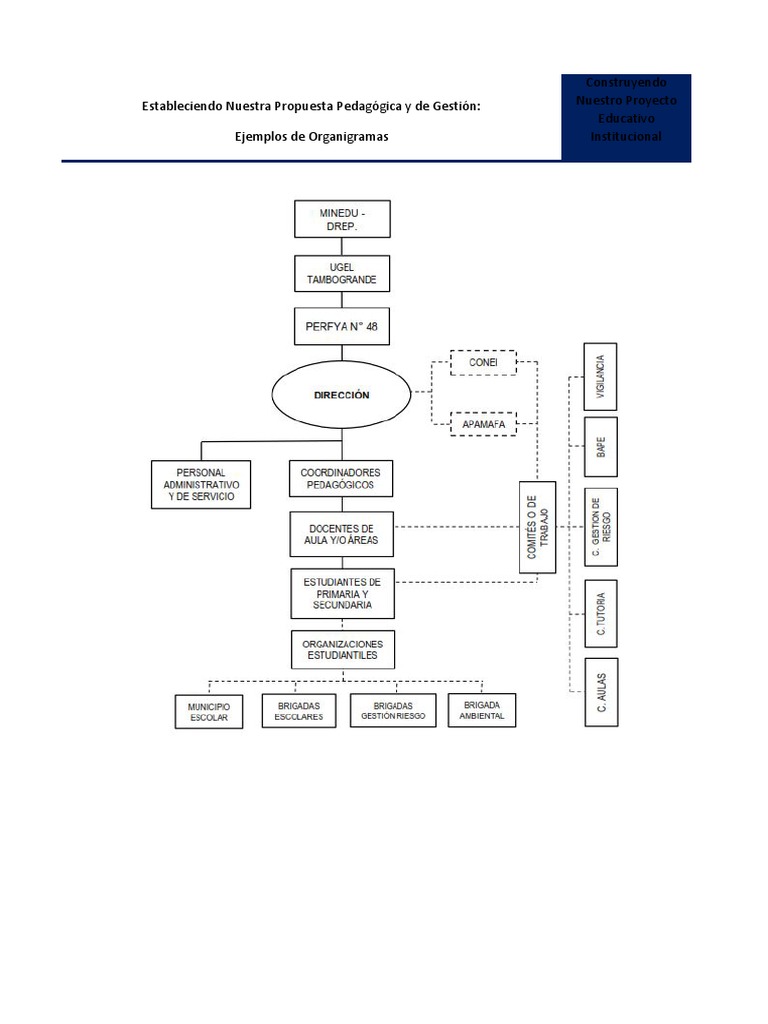 Recurso Complementario 2 - Ejemplo de Organigrama PDF | PDF
