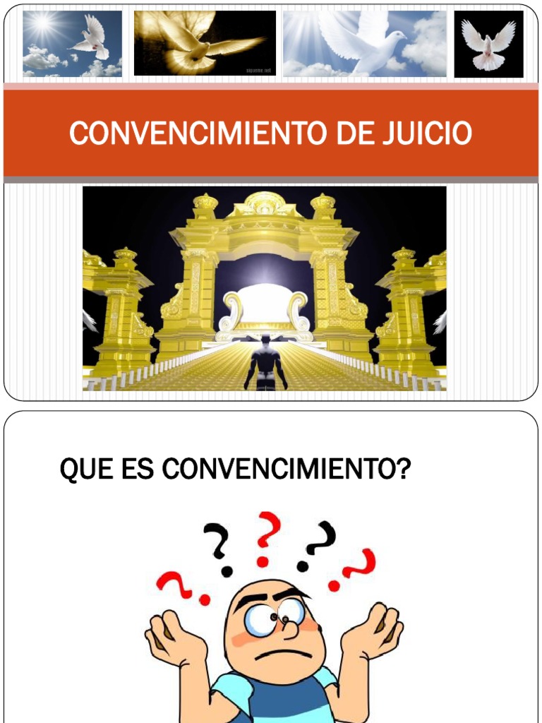Convencimiento de Juicio (4009) | PDF